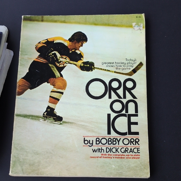 Vintage | Accents | Orr On Ice Book Vintage Book Bobby Orr Nhl Hockey ...
